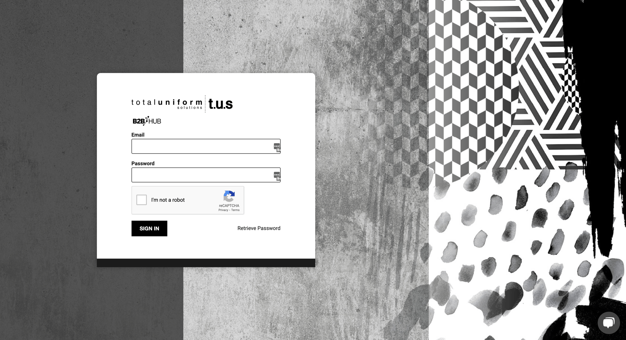 Setting up your B2BHub password